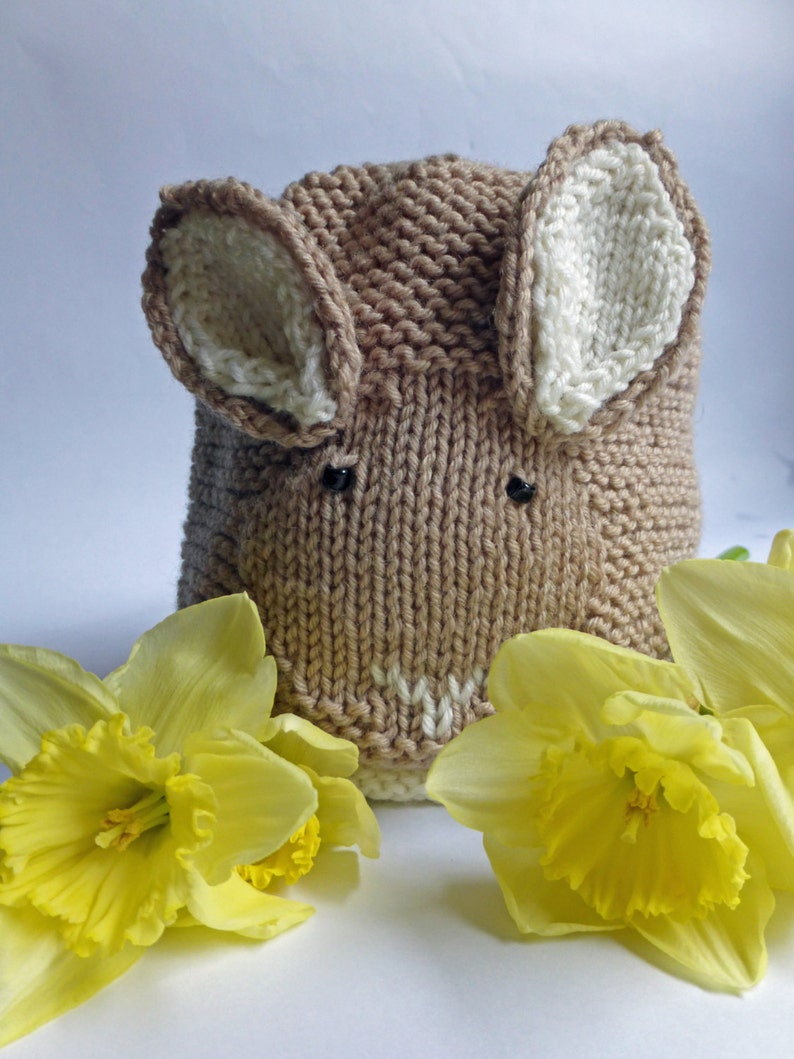 Baby Bunny Hat KNITTING PATTERN in Pdf A Cute Bunny Knit for - Etsy
