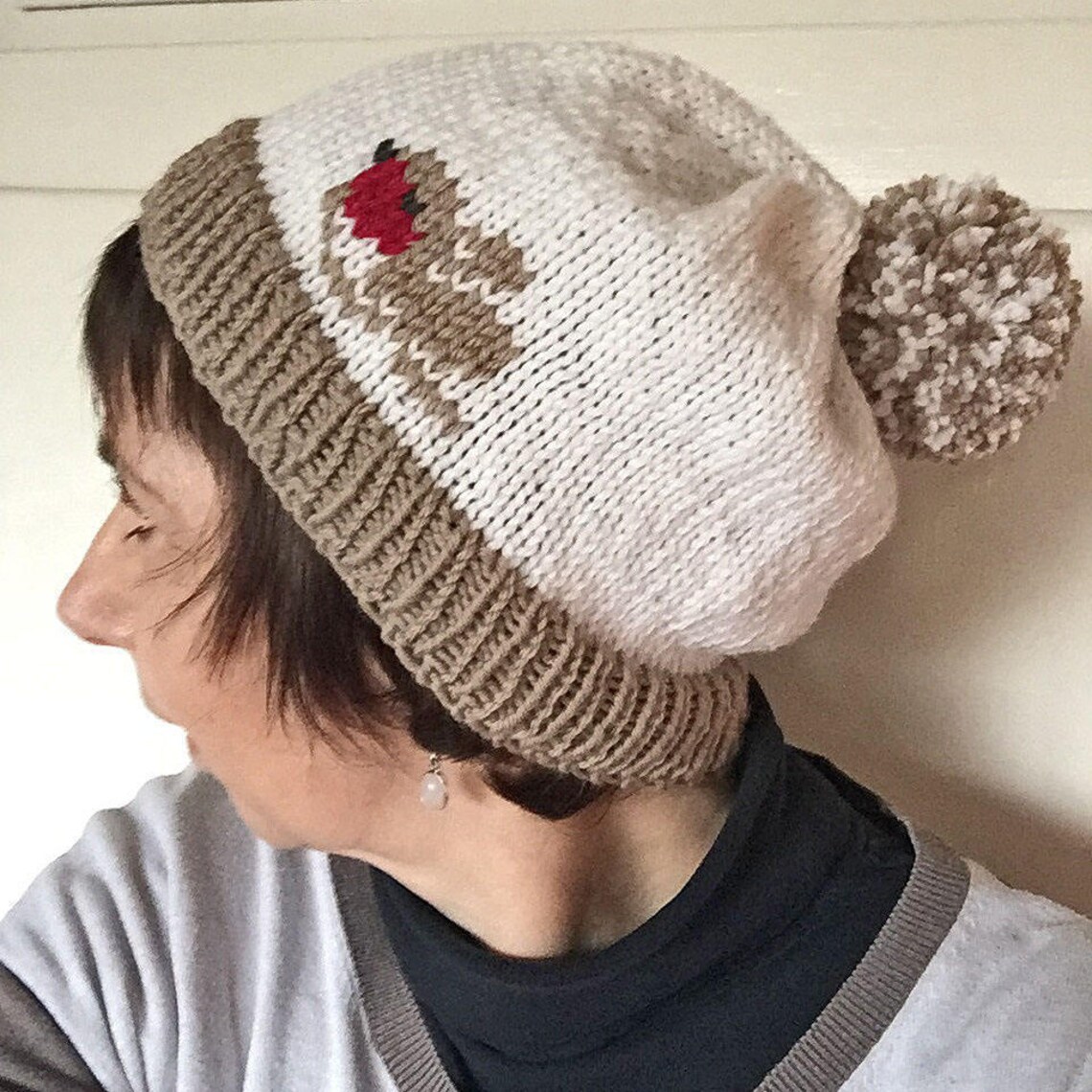 Winter Robin Hat Christmas KNITTING PATTERN | Baby to Adult Sizes Robin ...
