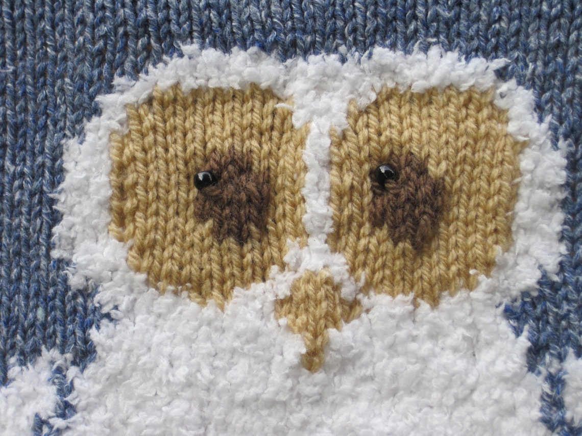 Owl Sweater KNITTING PATTERN in PDF | Owl Jumper in Toddler and Child ...