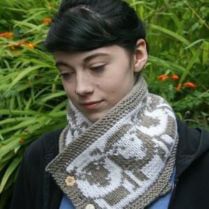 Sheep Cowl KNITTING PATTERN in Pdf | Knit This Cosy Sheep Cowl Using ...