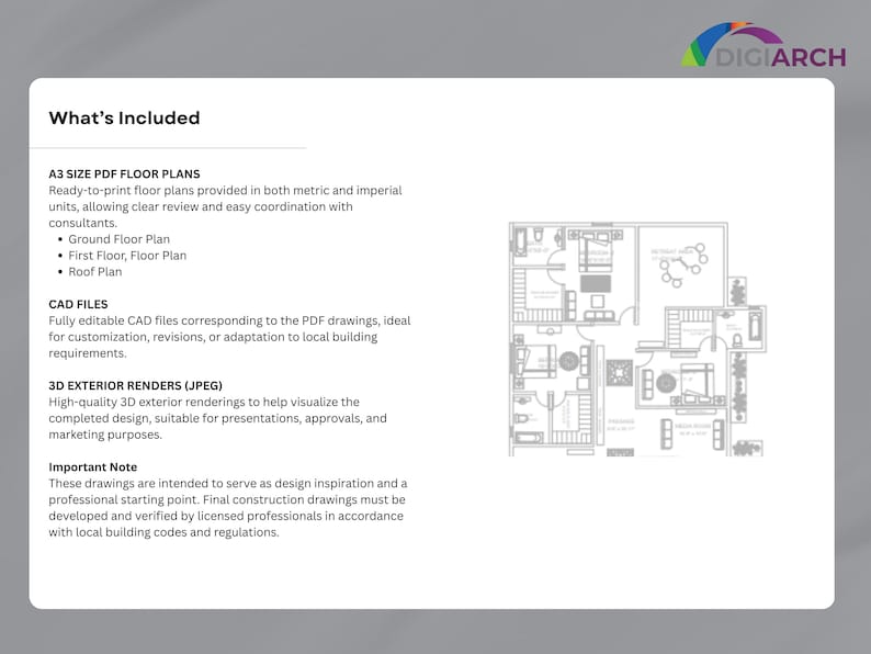 Modern Villa House Plan | 2-story Luxury ( 52' X82') Home Design (PDF ...