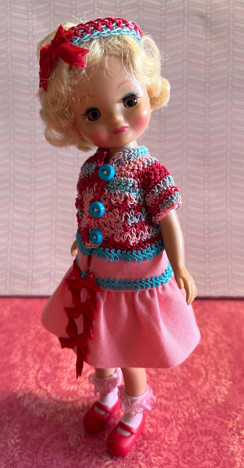 Red Bows Doll Clothes for 8” Betsy Mccall, Ann Estelle, Kickit Dolls - Etsy