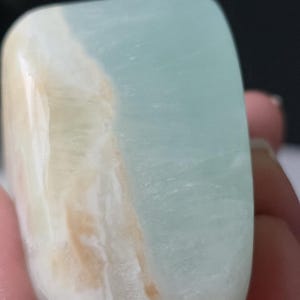 Caribbean Calcite Free Form | Polished Ocean Vibe Blue Mineral Specimen ...
