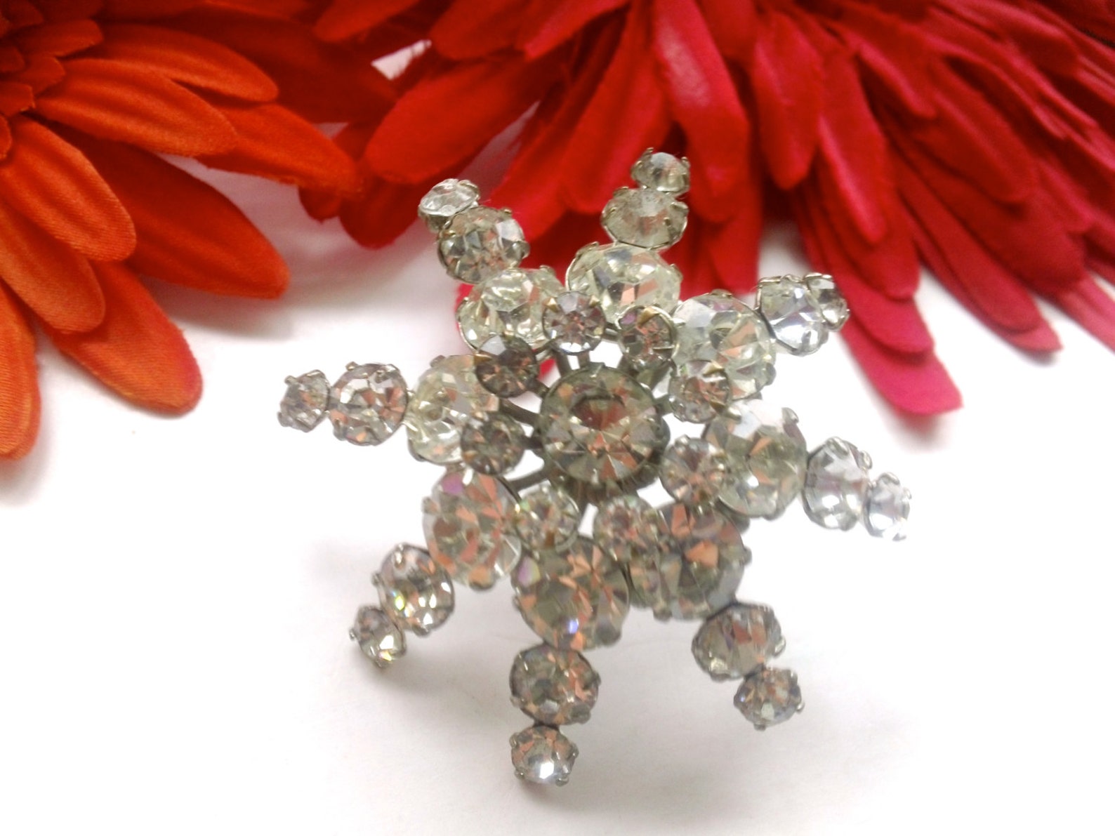Twinkling Star Rhinestone Brooch Vintage Fashion Jewelry - Etsy