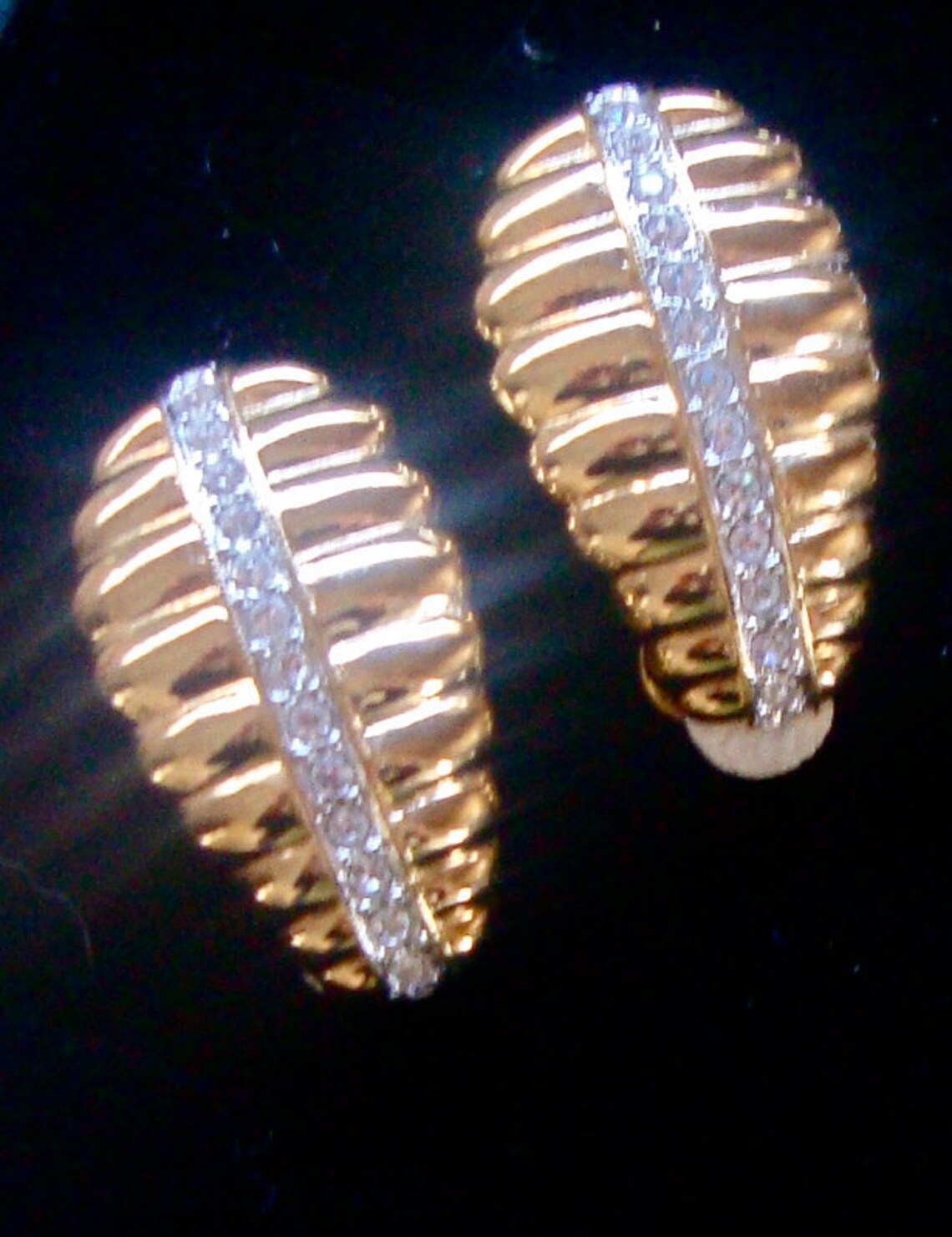 Vintage Nolan Miller Designer Earrings Bridal Fashion Mad Men Party ...