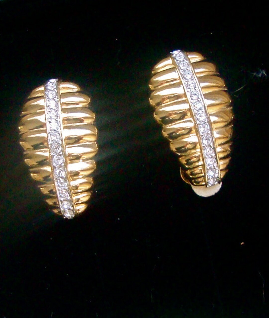 Vintage Nolan Miller Designer Earrings Bridal Fashion Mad Men Party ...