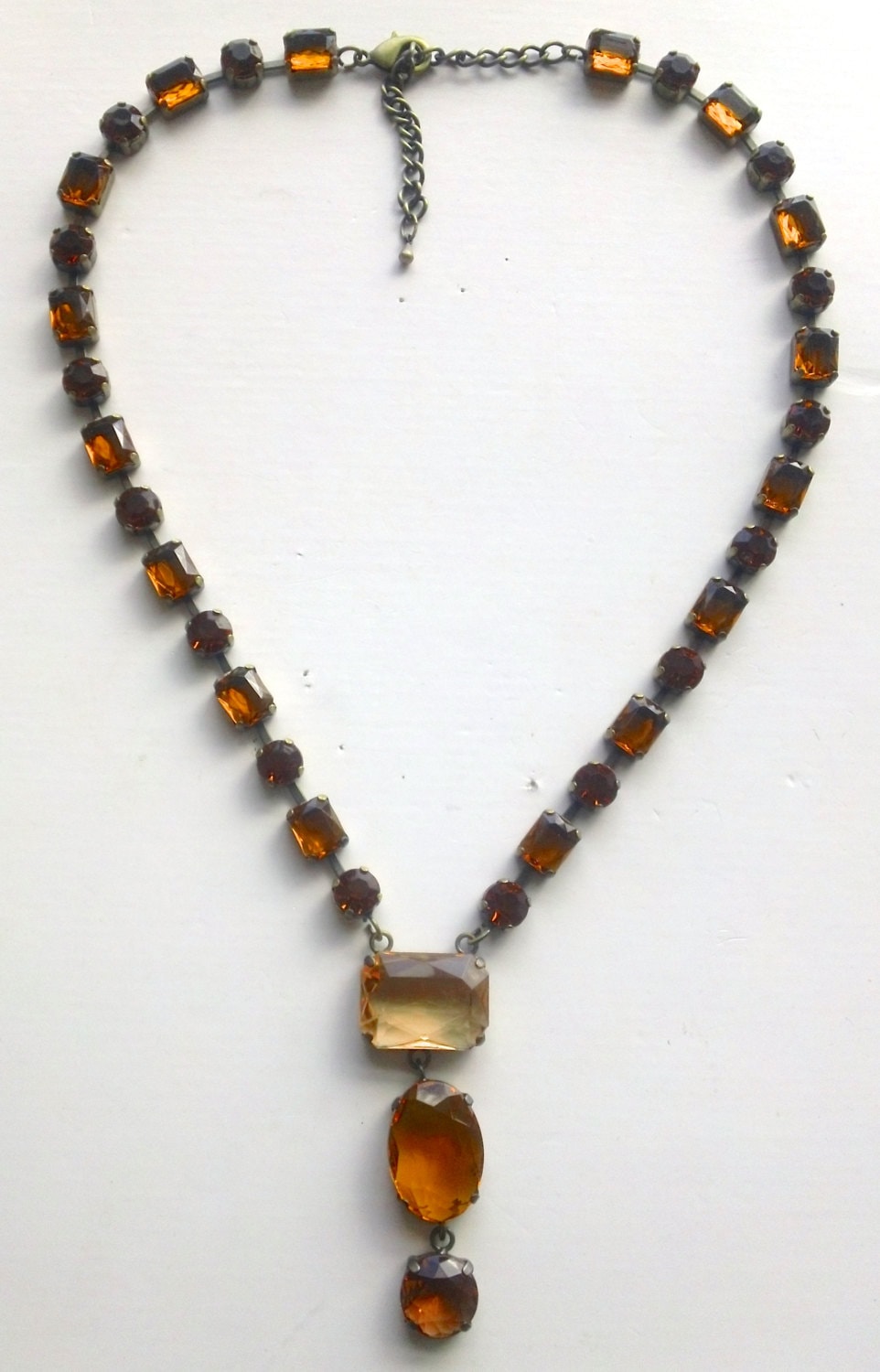 Vintage Lavaliere Pendant Necklace Retro Colorful Fashion Jewelry - Etsy