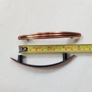 NOS Ajax 537 Pair of Copper Coloured Arch Pulls 3 Inch Centres / Mid ...
