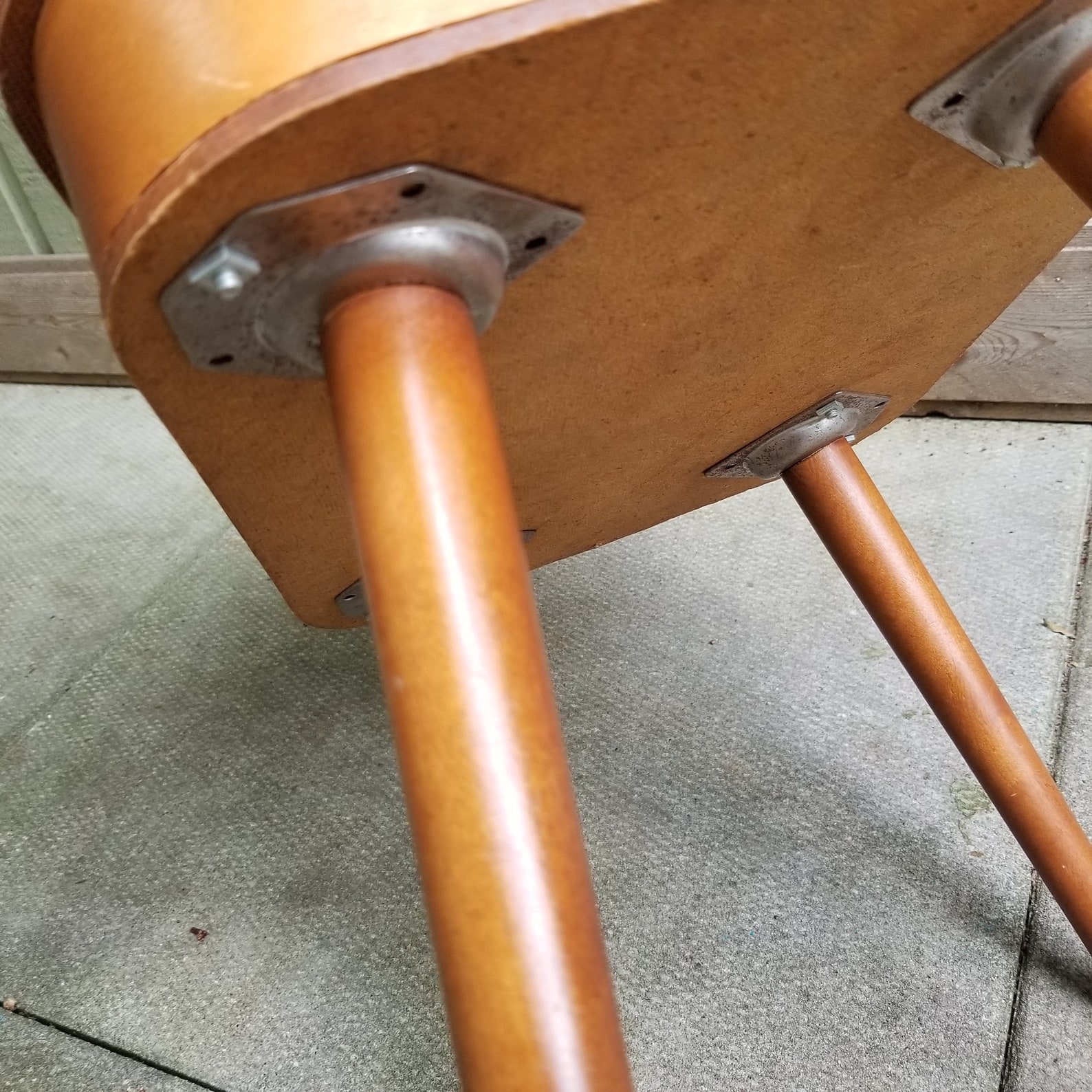Mid Century Modern Sewing Box / Danish Design Swivel Drawer Sewing Box ...