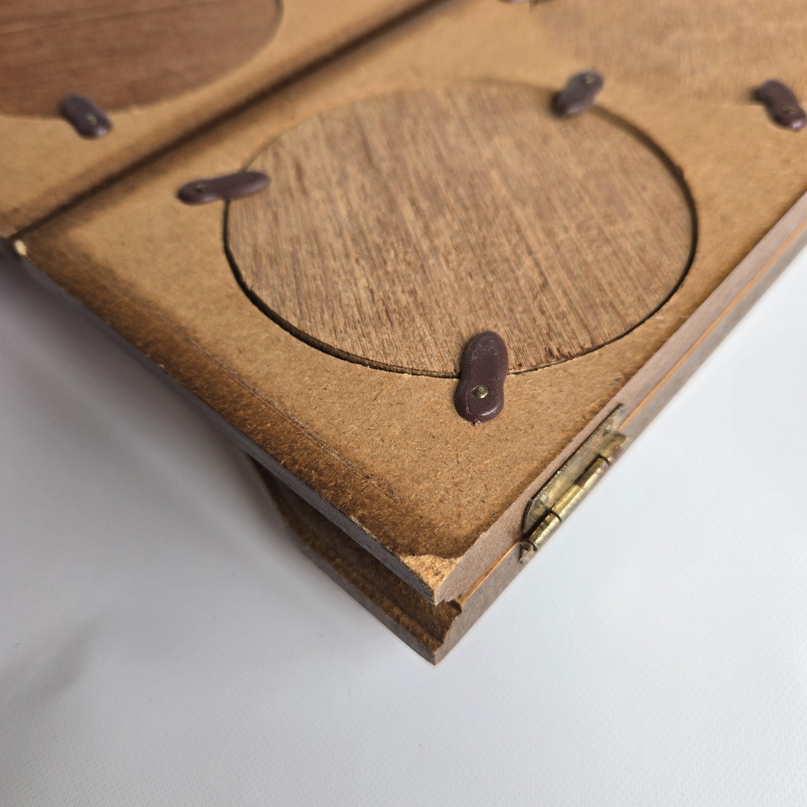 Trifold Wooden Folding Multi Aperture Picture Frame / Wood Finish ...