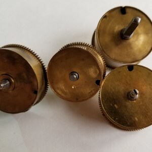 Large Lot Brass Barrel Clock Mainsprings lot of 12 / Hermle NOS ...