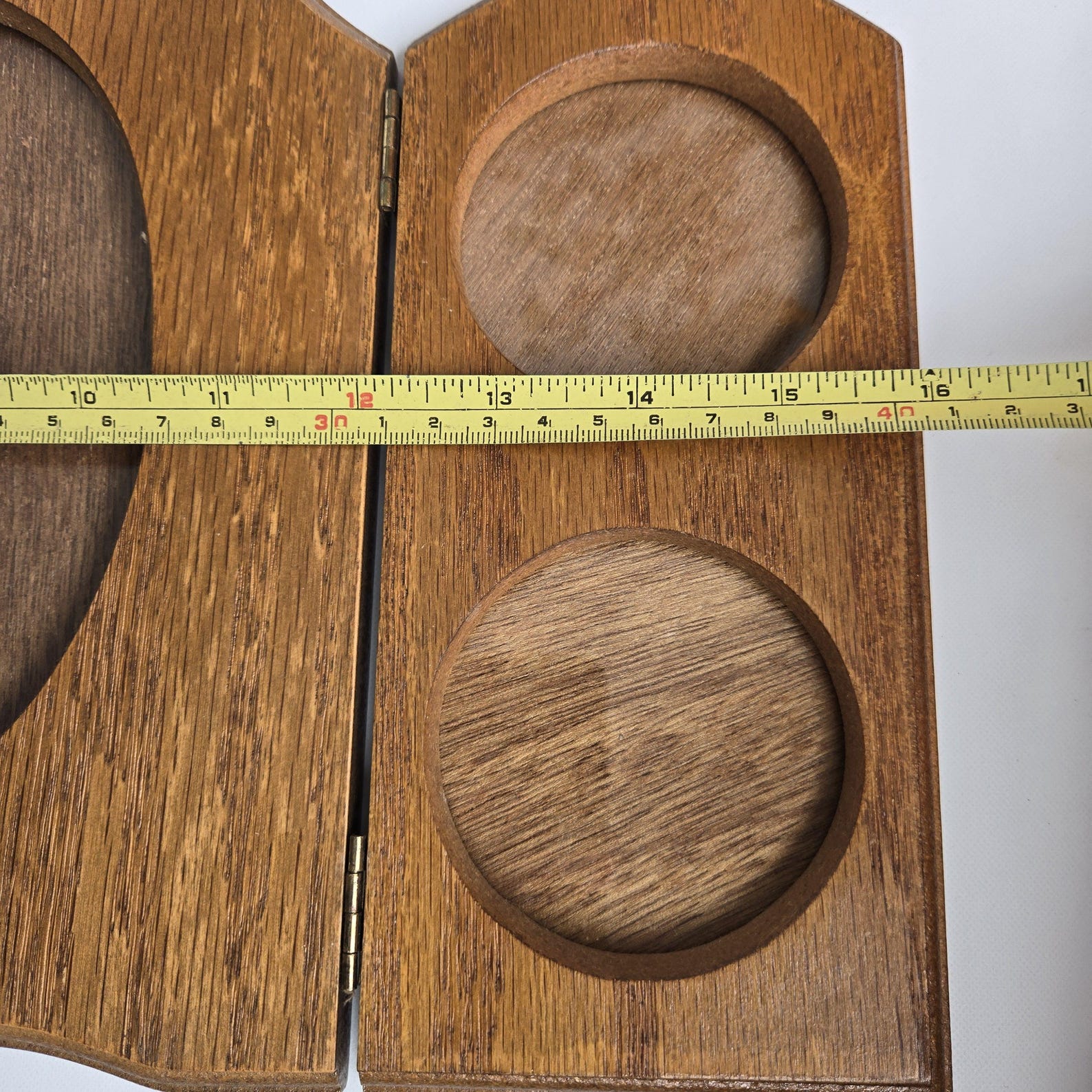 Trifold Wooden Folding Multi Aperture Picture Frame / Wood Finish ...
