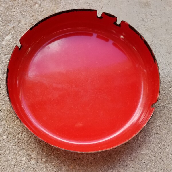 Red Ashtray - Etsy
