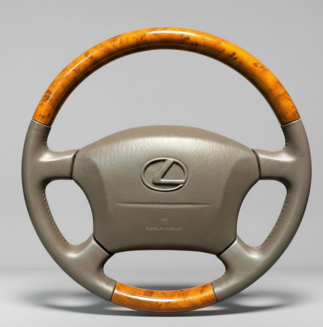 LEXUS LX470 98-2002 Wooden Grain Leather Stitched OEM Steering Wheel - Etsy