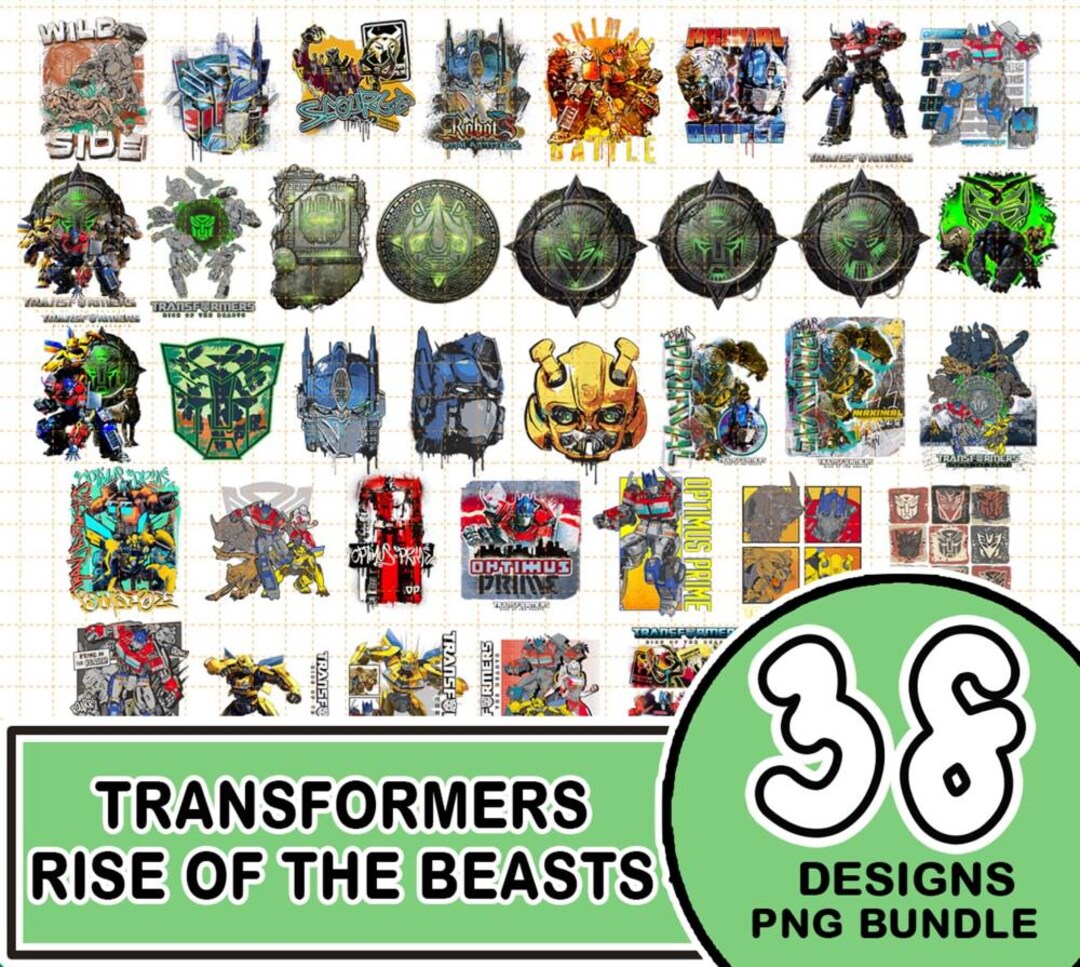 Transformers Movie Cartoon Character Digital Bundle | Optimus Png ...