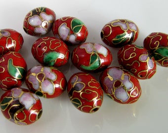 Cloisonne beads | Etsy