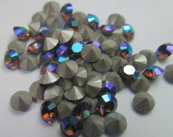 Round Ab Rhinestone - Etsy