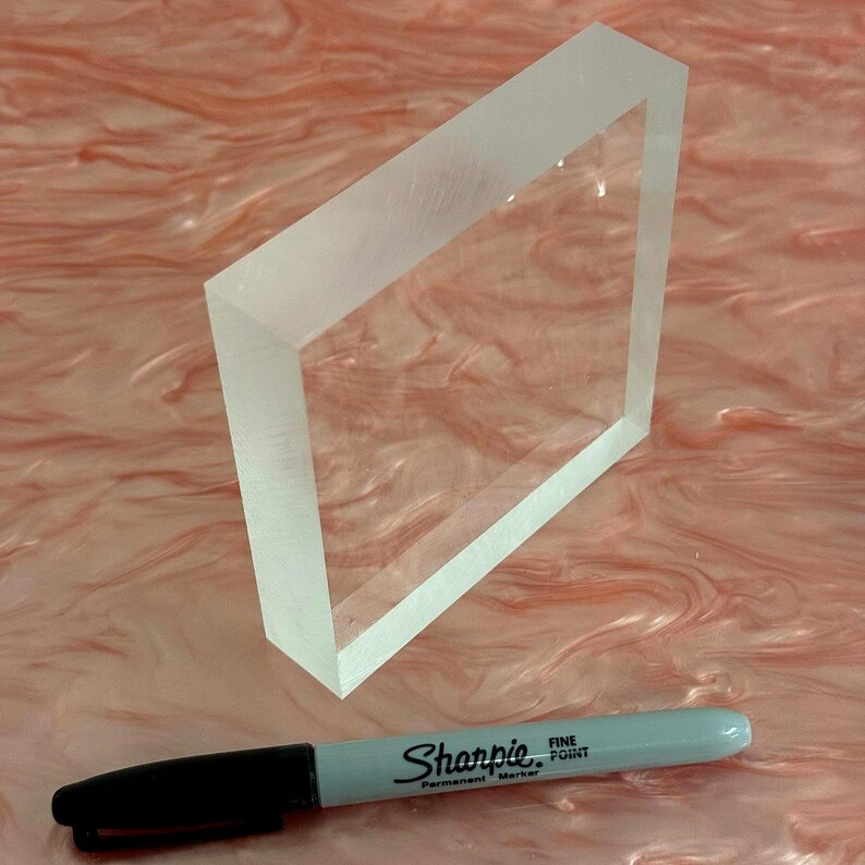 1in Thick Cast Acrylic Blocks - Etsy