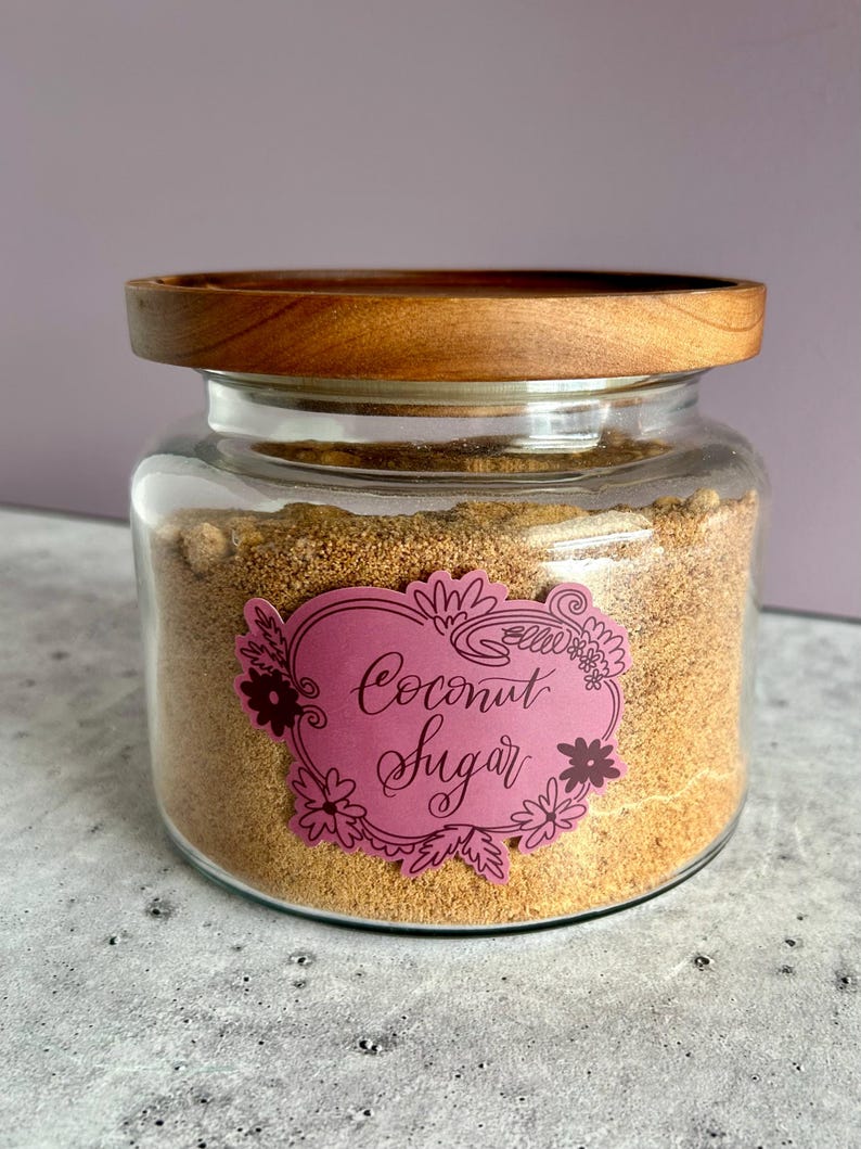 Pantry Labels Set | Luxury Vinyl Kitchen Labels | Aesthetic Pantry ...