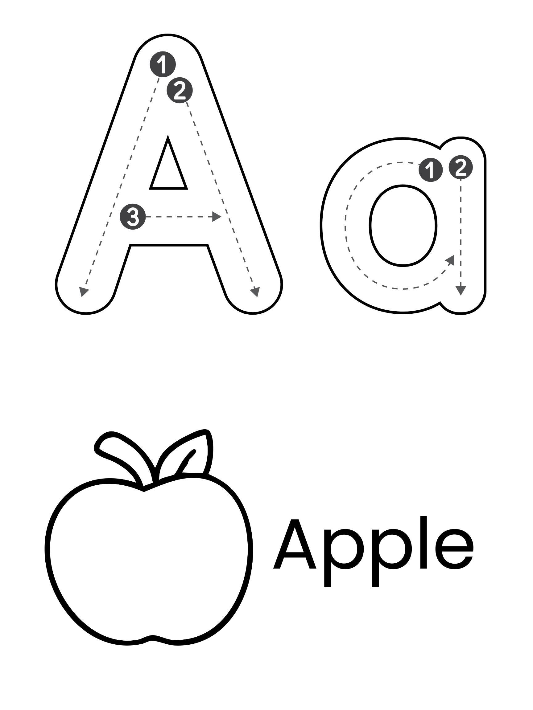 Alphabet Tracing Coloring Book for Kids - Etsy
