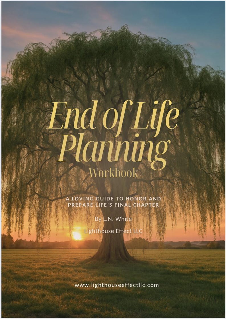 End of Life Planning Workbook | Legacy, Funeral & Hospice Guide - Etsy