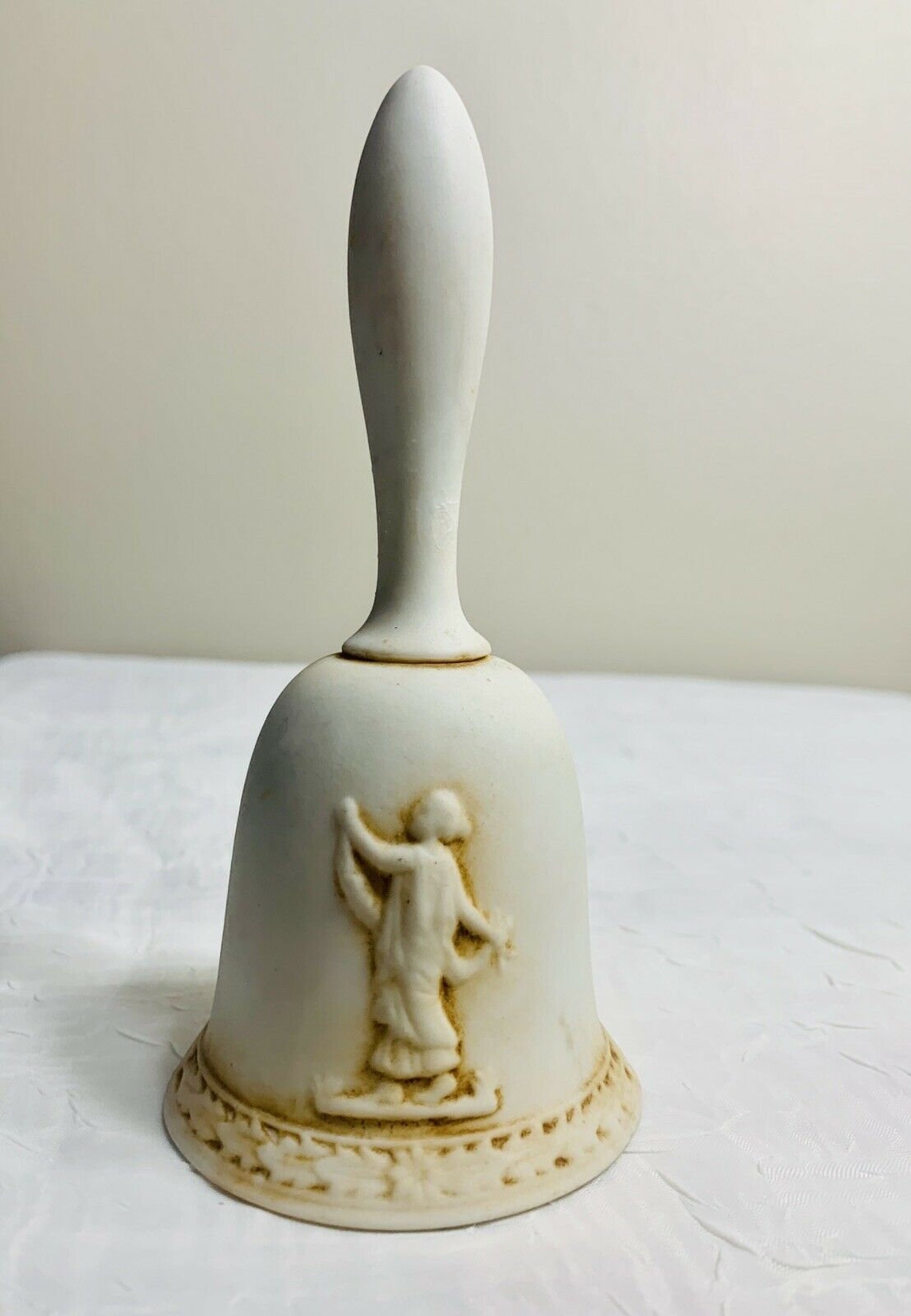 Greek Grecian Design Bell With Dancers Motif Bisque - Etsy