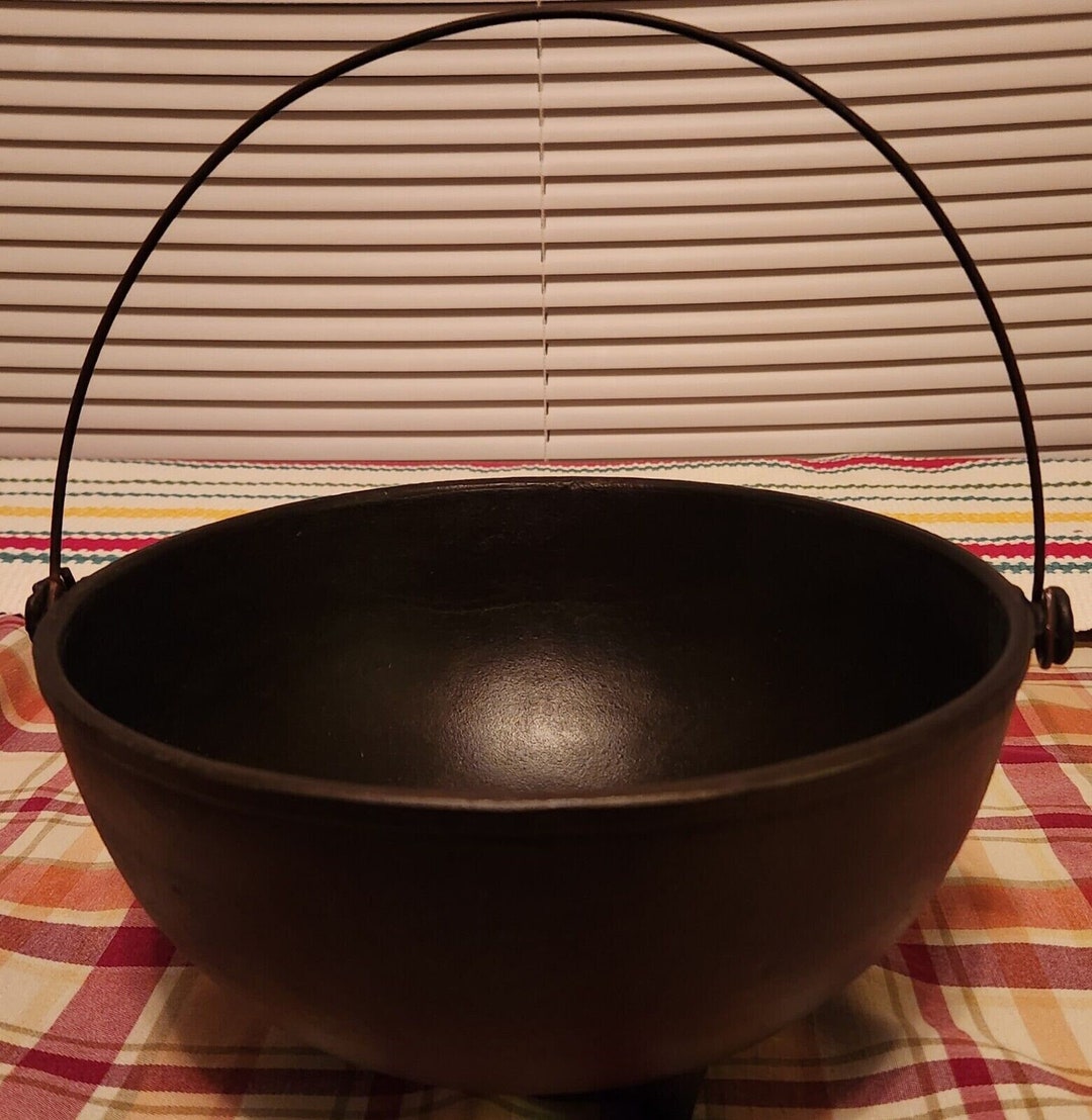 Three Footed Cauldron Cast Iron Cauldron Iron Art LB 80 No. - Etsy