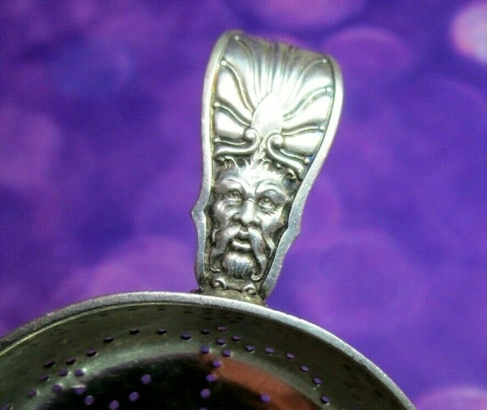 Victorian Ornate North Wind/satyr/pan/devil Silver Tea - Etsy