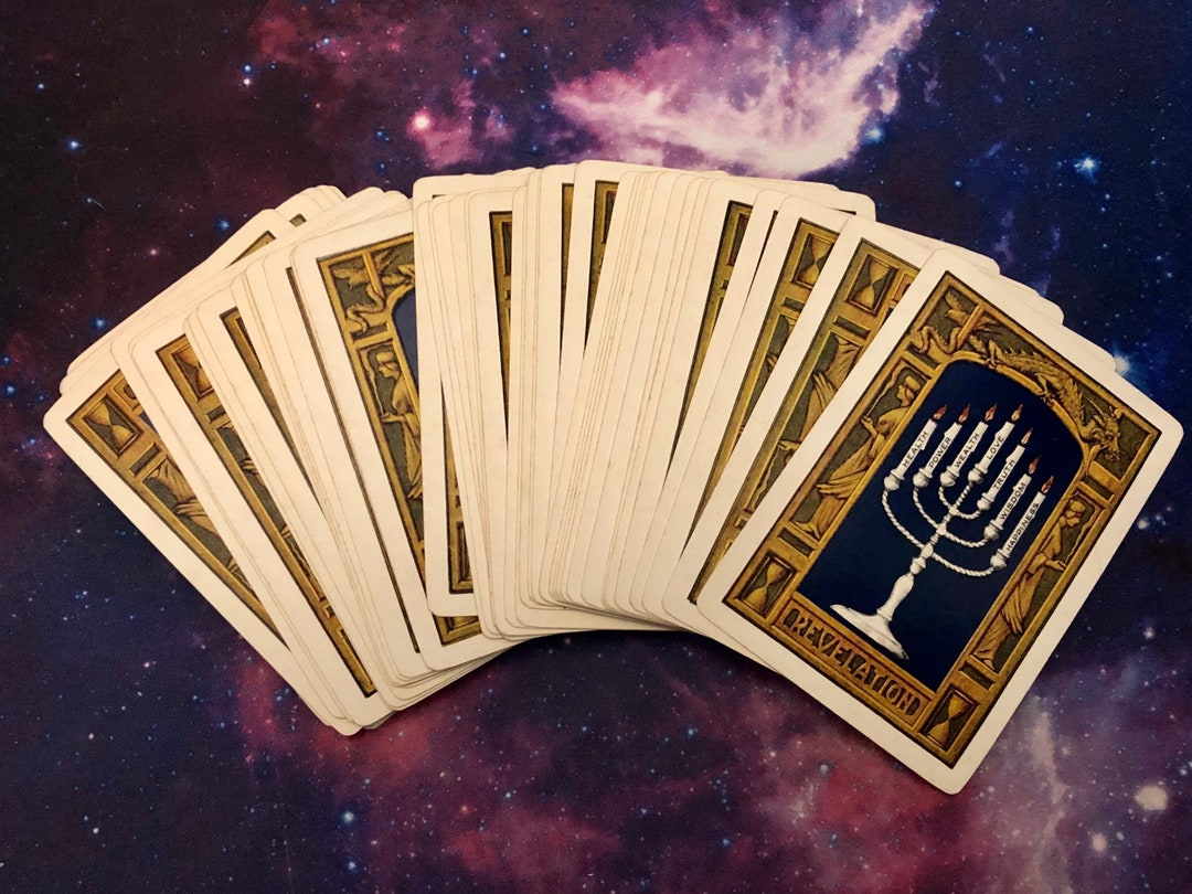 RARE Antique Fortune Telling Cards - Revelation No. 357x - Gold Edge ...