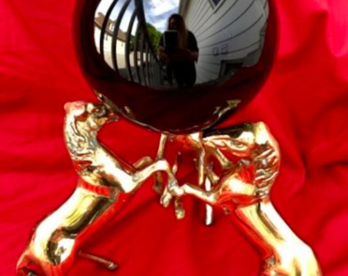 Large Black Obsidian Scrying 'crystal Ball' 120mm on - Etsy