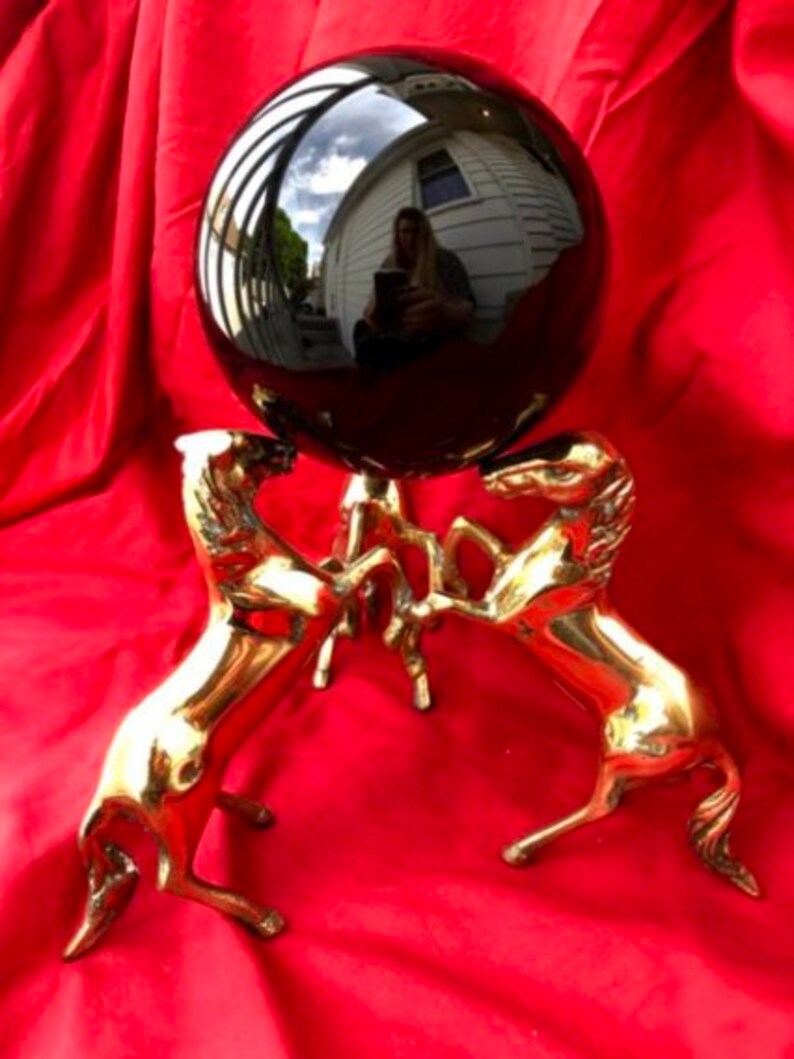 Large Black Obsidian Scrying 'crystal Ball' 120mm on - Etsy