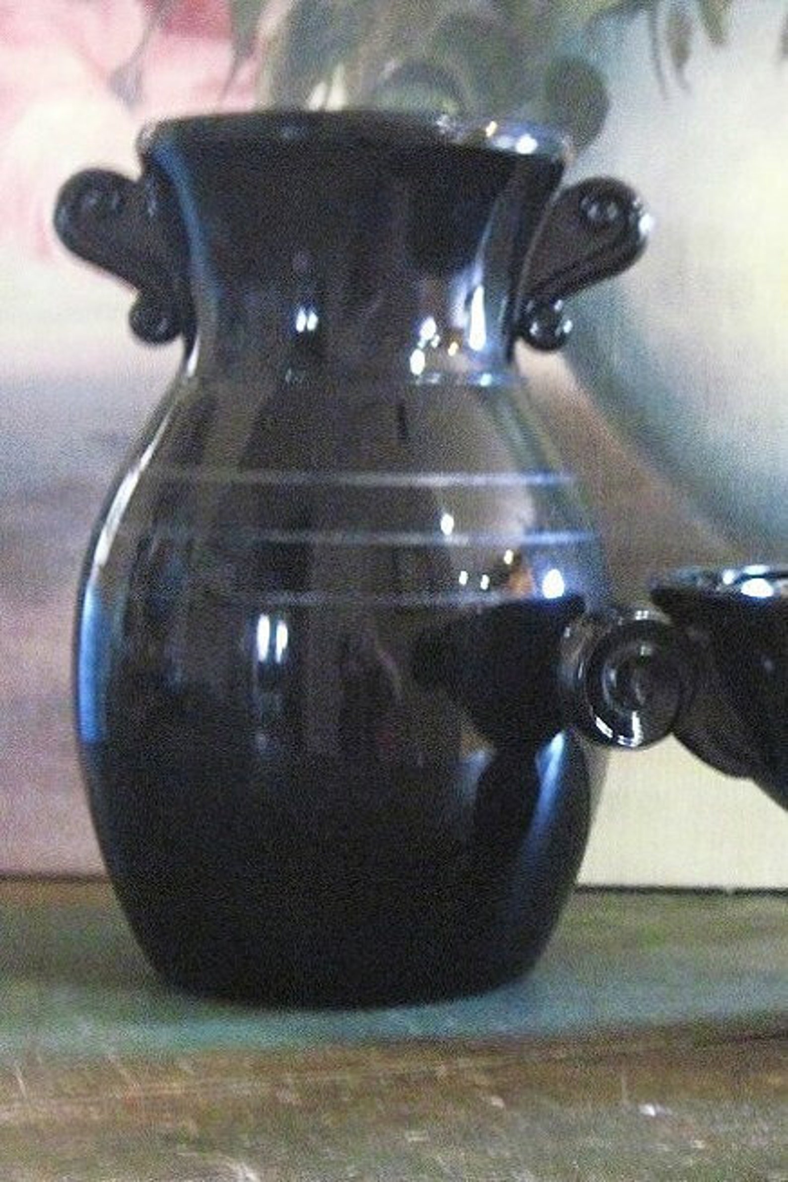 Art Deco L. E. Smith Black Amethyst Depression Glass Vase 1935 - Etsy