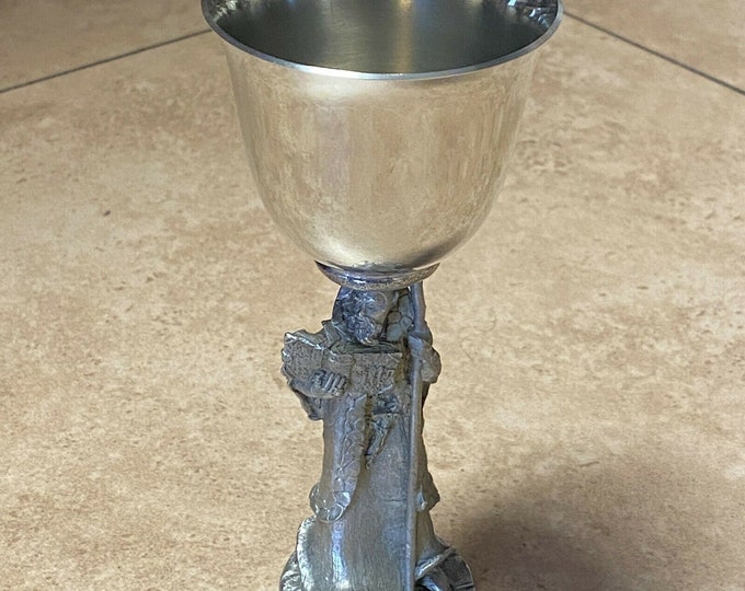 Vintage Marus Gallo Pewter - Wizard/mage Wine Chalice/goblet - 1985 - Etsy