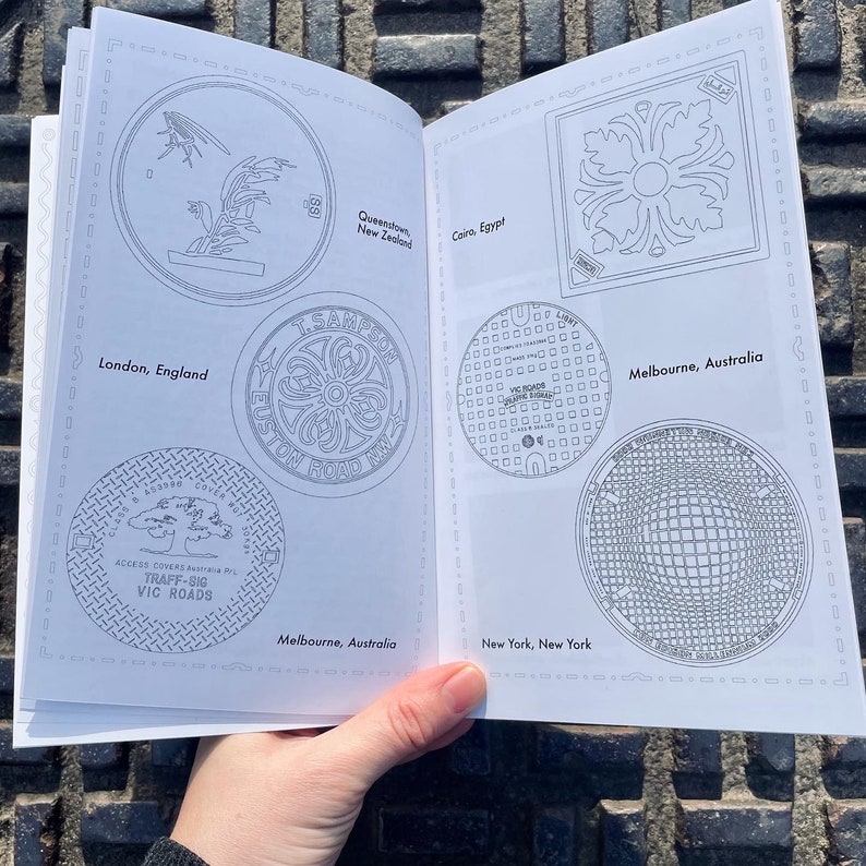 Manhole Covers: the World Underfoot Zine - Etsy