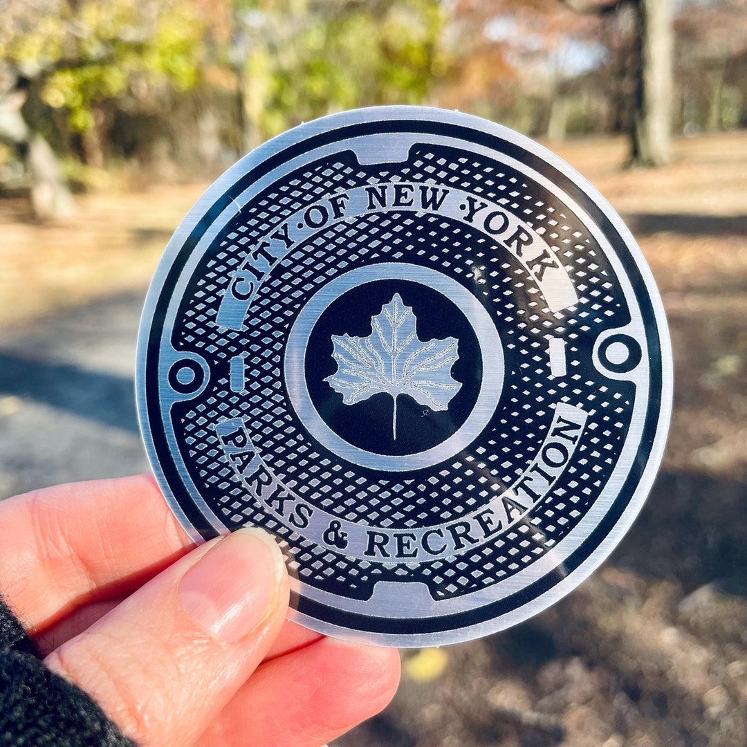 NYC Parks Manhole Cover Sticker - Etsy