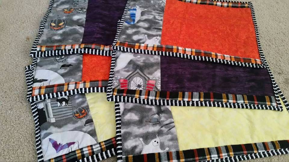 Set of 6 Halloween Themed Placemats - Etsy