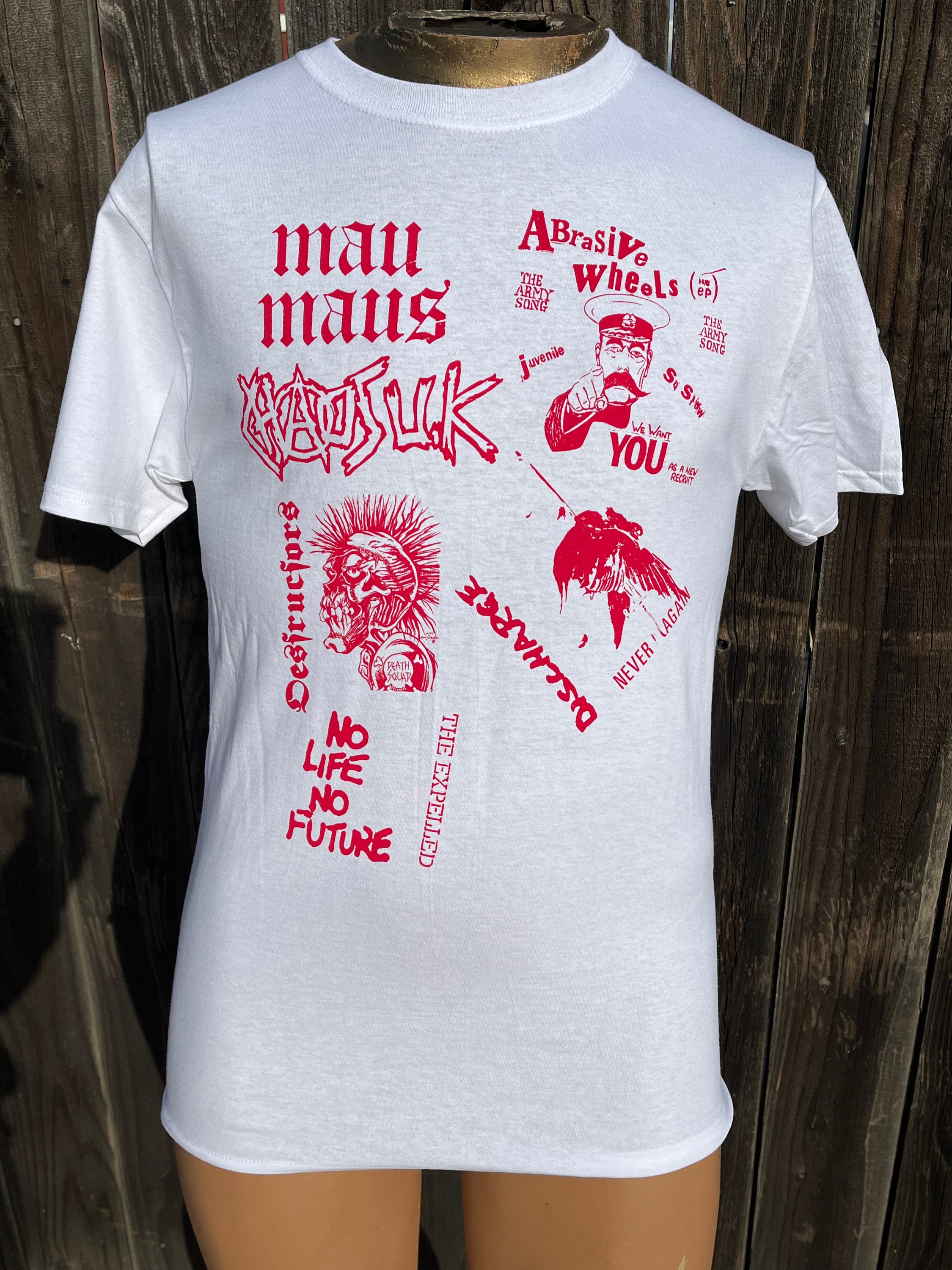 Uk82 PUNK Bands T Shirt “patches Sheet” by Addicted to Chaos - Etsy