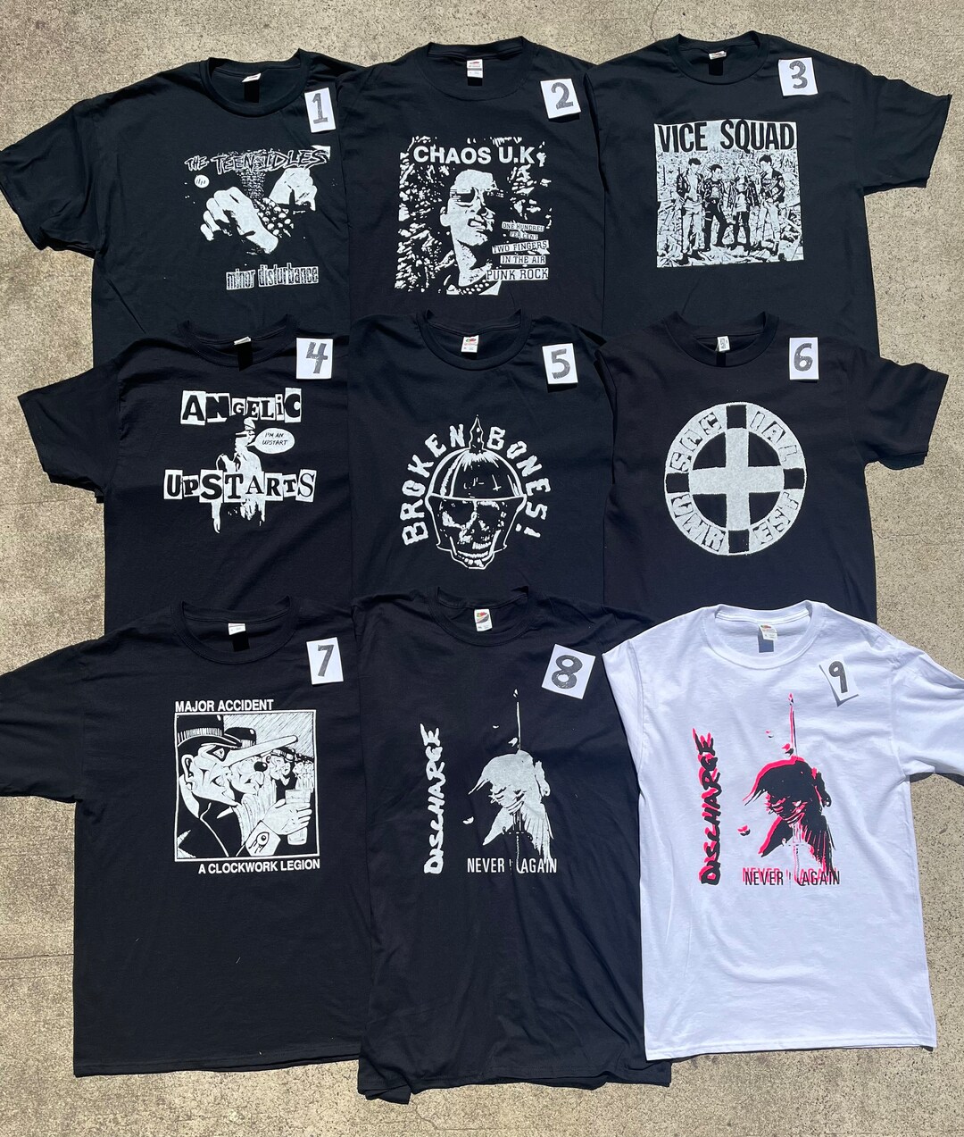 Nine PUNK Shirts to Choose From! by Addicted to Chaos Seditionaries - Etsy
