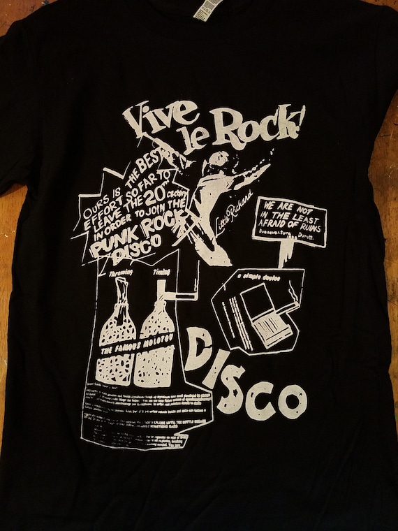 Vive Le Rock/killer Rocks on 2 Sided Seditionaries Shirt by | Etsy