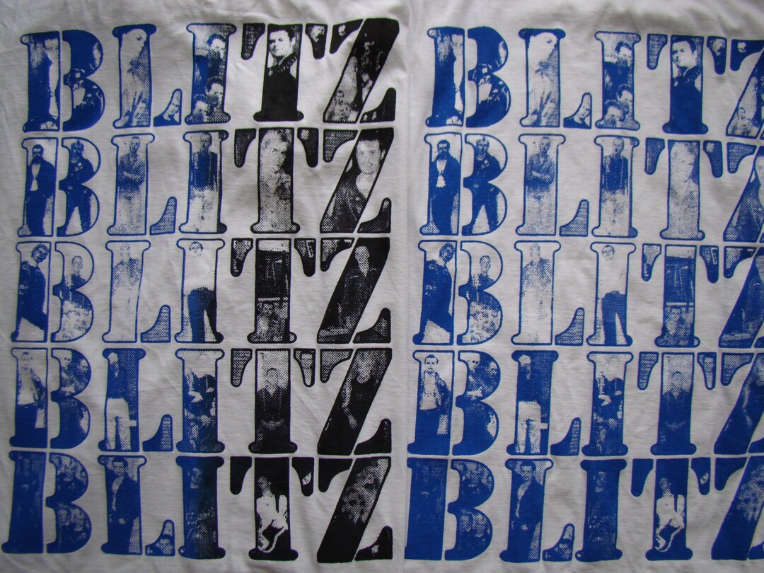 Blitz Punk Band Shirt by Addicted to Chaos Oi! Mens Size S - XL - Etsy