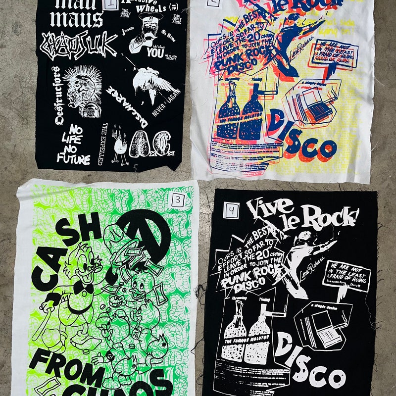 Embroidered Punk Patches - Etsy