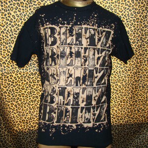 Blitz Punk Band Shirt by Addicted to Chaos Oi! Mens Size S - XL - Etsy