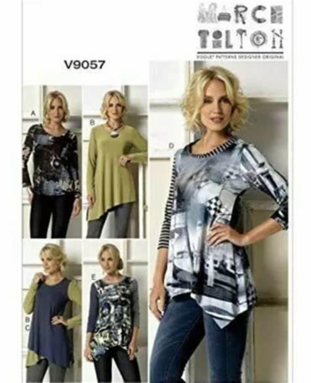 Marcy Tilton Vogue V9057 Sewing Pattern, Uncut, New Sewing Patterns ...