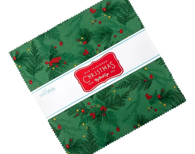 Old Fashioned Christmas 10" Stacker Layer Cake Vintage My Mind's Eye ...