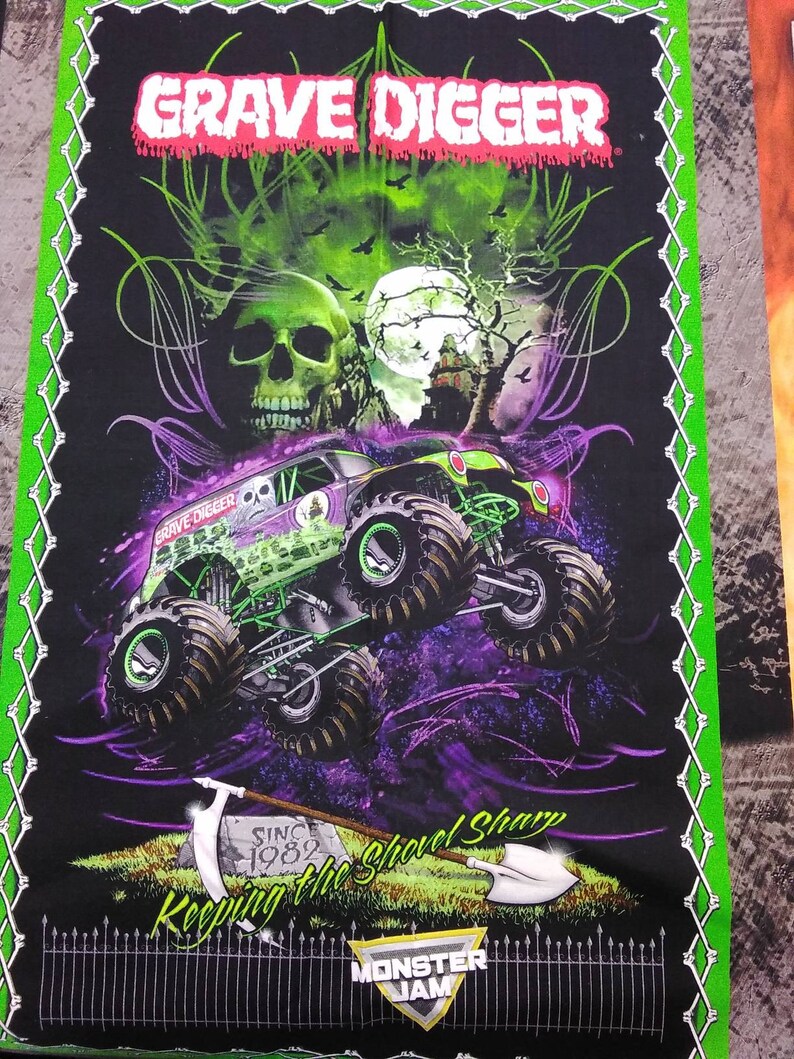Monster Jam Fabric Collection by Print Concepts 10280 | Etsy