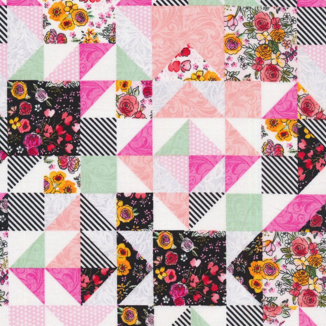 Quilt Themed Fabric From Timeless Treasures - 100% Cotton - Etsy