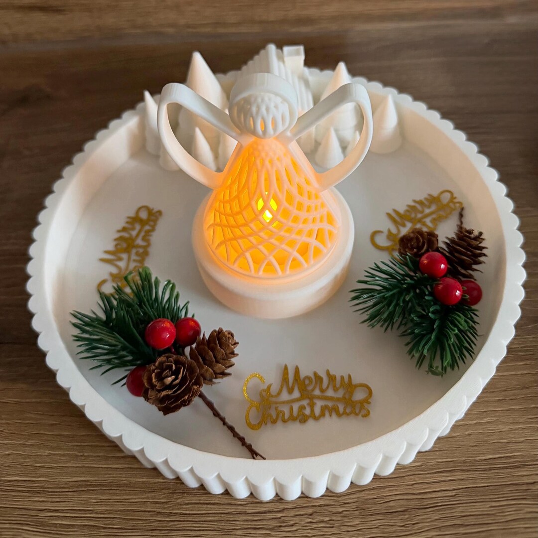 LED Angel Tea Light Holder - Etsy
