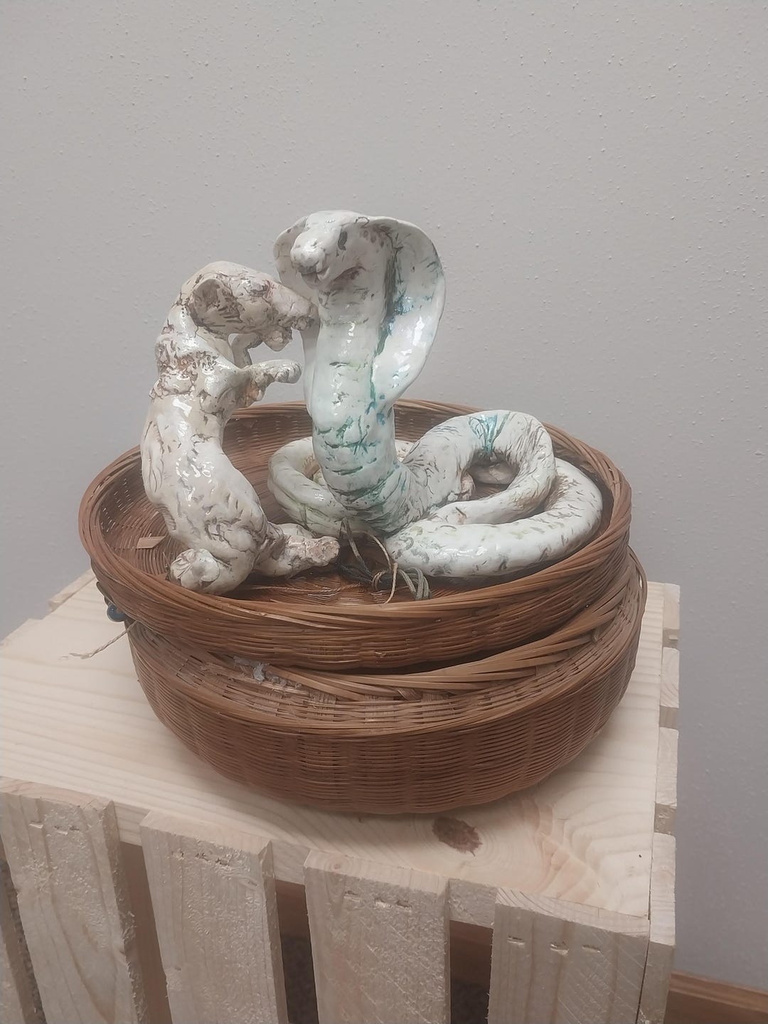 Mongoose and Cobra Clay Sculpture 'to the Death!' - Etsy