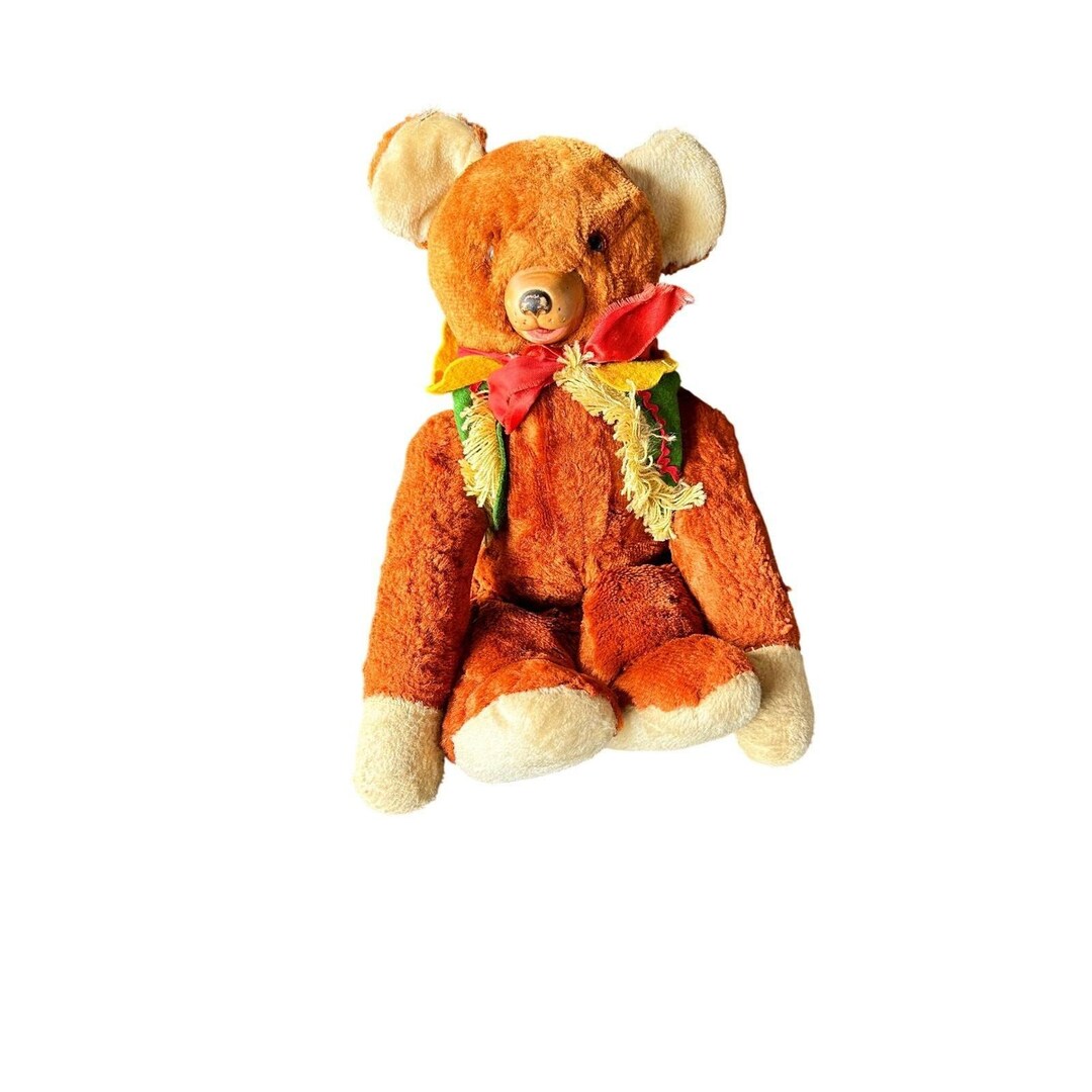 Vintage Plush Ideal Tumbling Toys Teddy Bear Stuffed Animal Toy 13" - Etsy