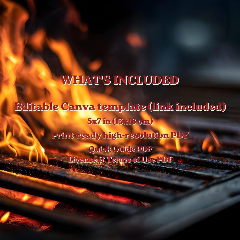 Editable BBQ Party Invitation | Backyard Cookout Flyer | Grill Night ...